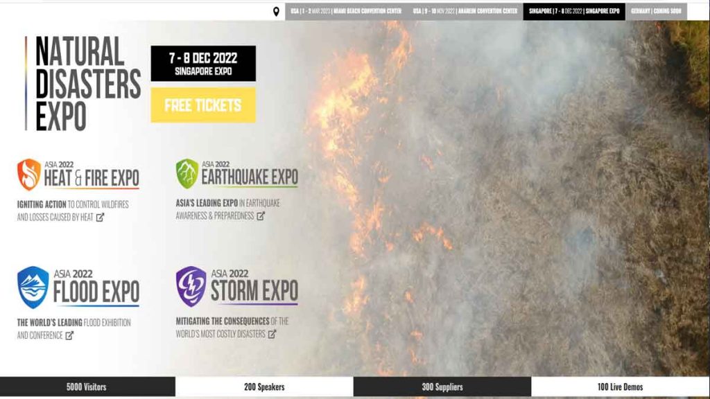First ever Natural Disasters Expo in Asia - Asian Water